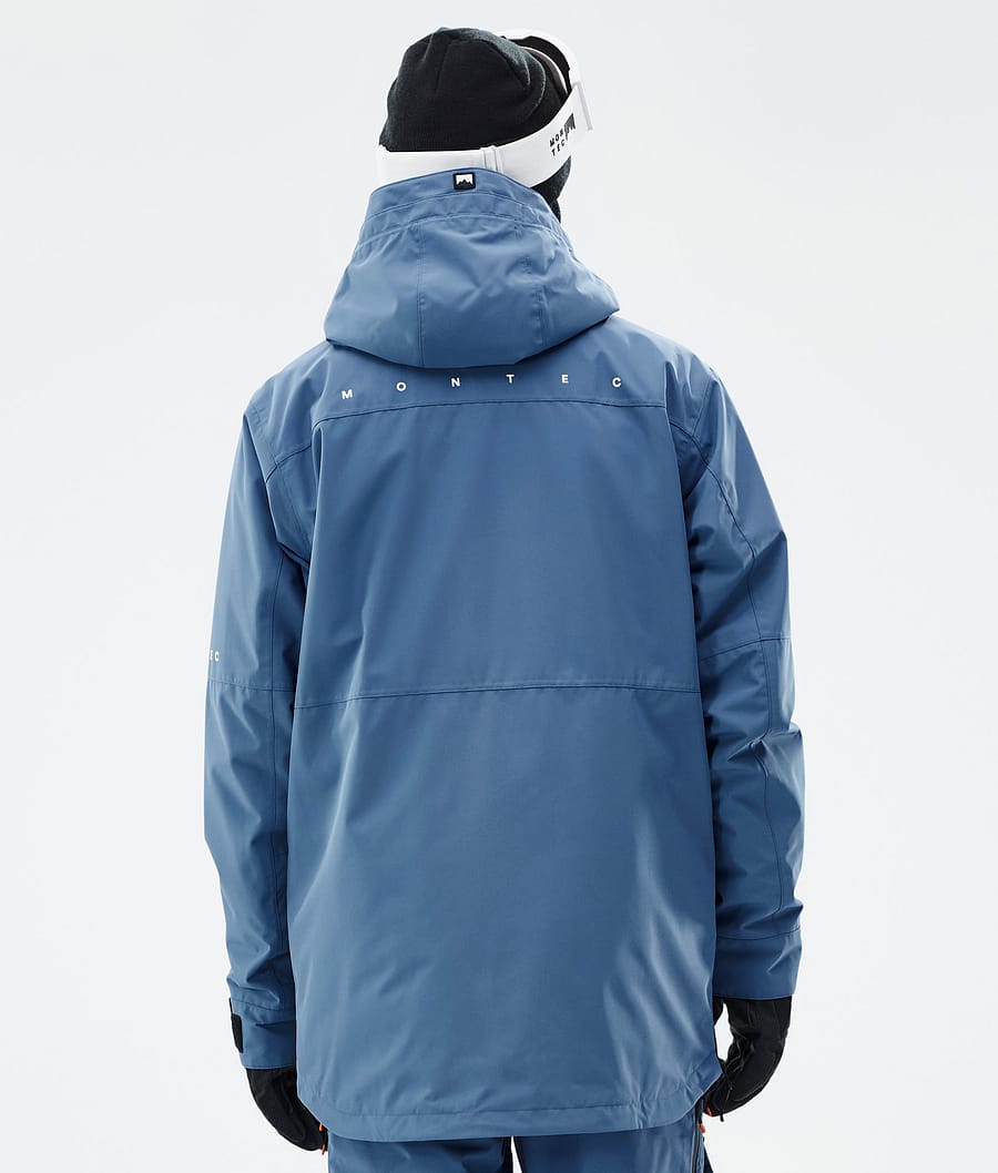 Montec Dune Snowboard Jacket Men Blue Steel | Montecwear.com