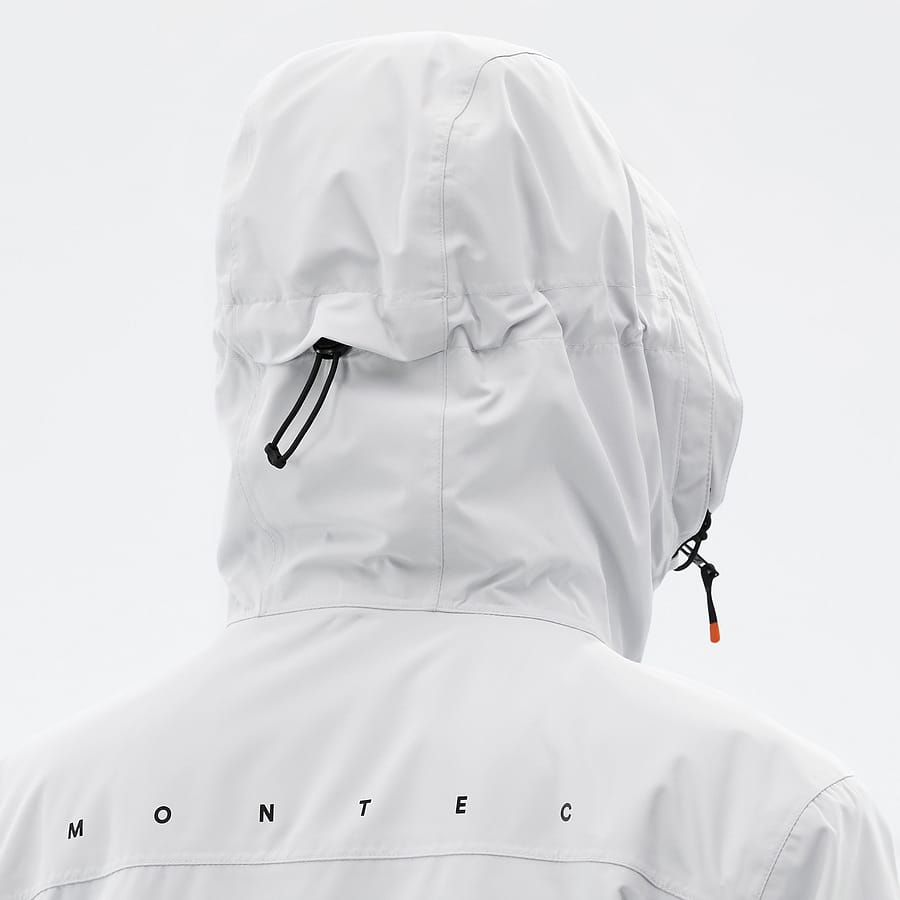 Montec Dune Ski Jacket Men Light Grey/Black | Montecwear.com