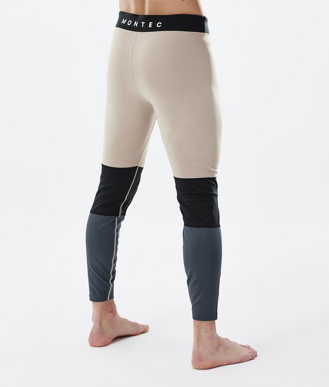 Montec Alpha Mens Base Layer Pant Sandblackmetal Blue