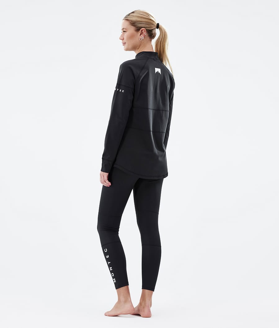 Montec Alpha W Base Layer Pant Women Black | Montecwear.com