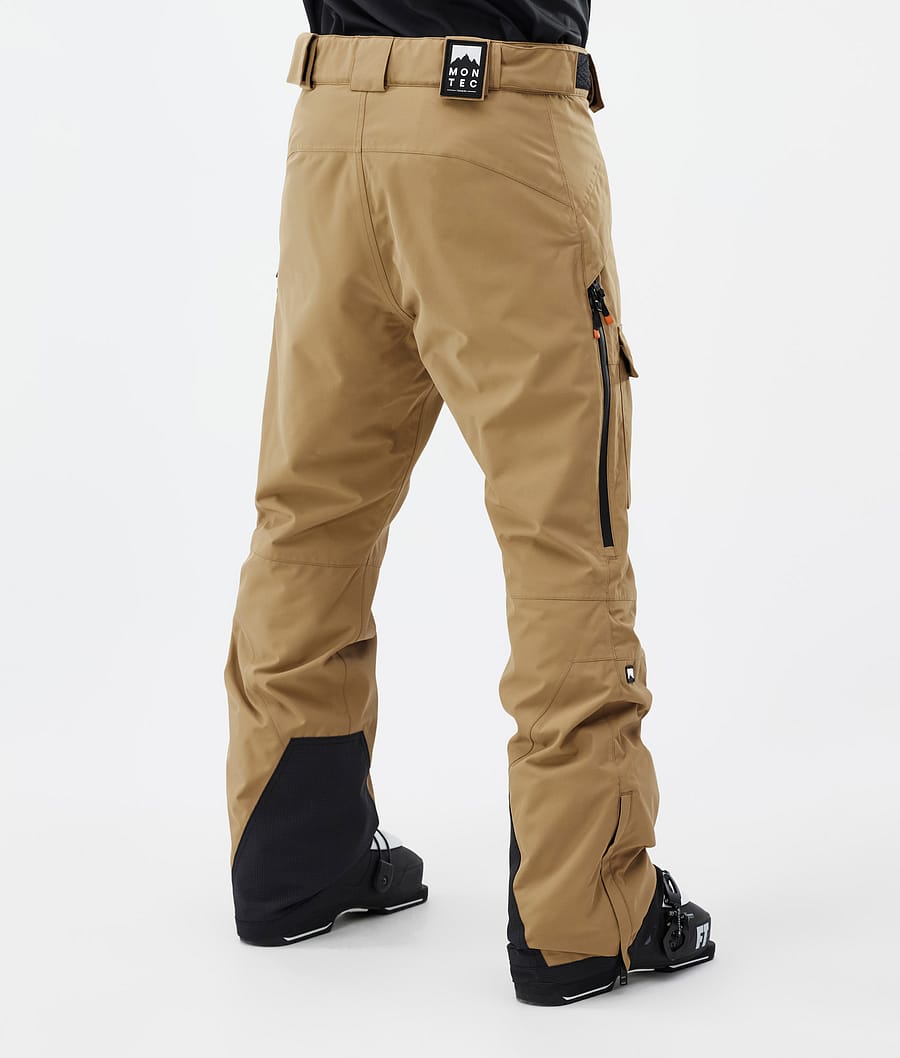 Montec Kirin Ski Pants Men Gold | Montecwear.com