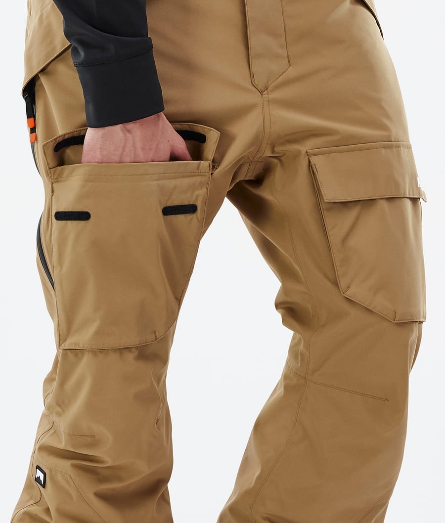 Montec Kirin Ski Pants Men Gold | Montecwear.com