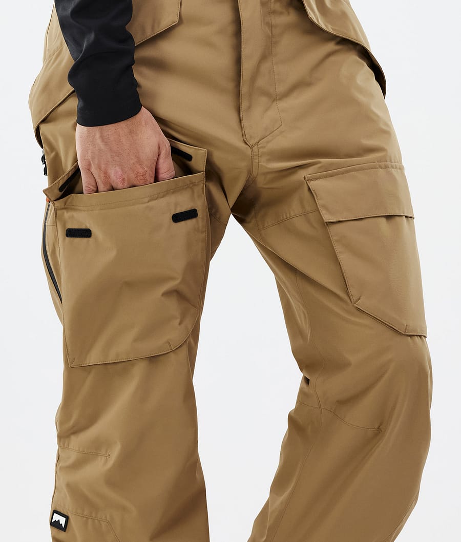 Montec Kirin Ski Pants Men Gold | Montecwear.com
