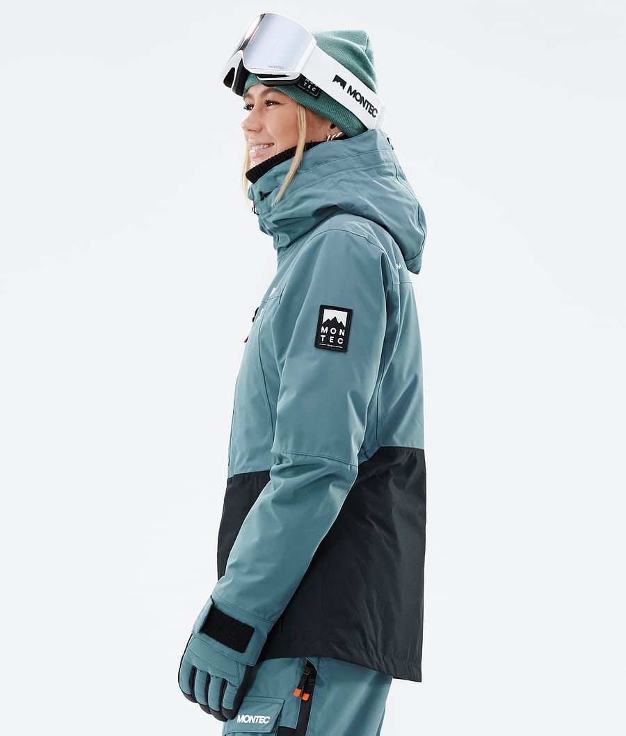 Montec Moss W Ski Jacket Women Atlantic/Black | Montecwear.com