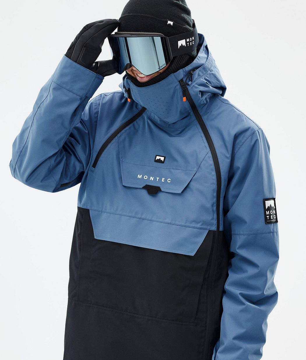 Montec Doom Ski Jacket Men Blue Steel/Black | Montecwear.com