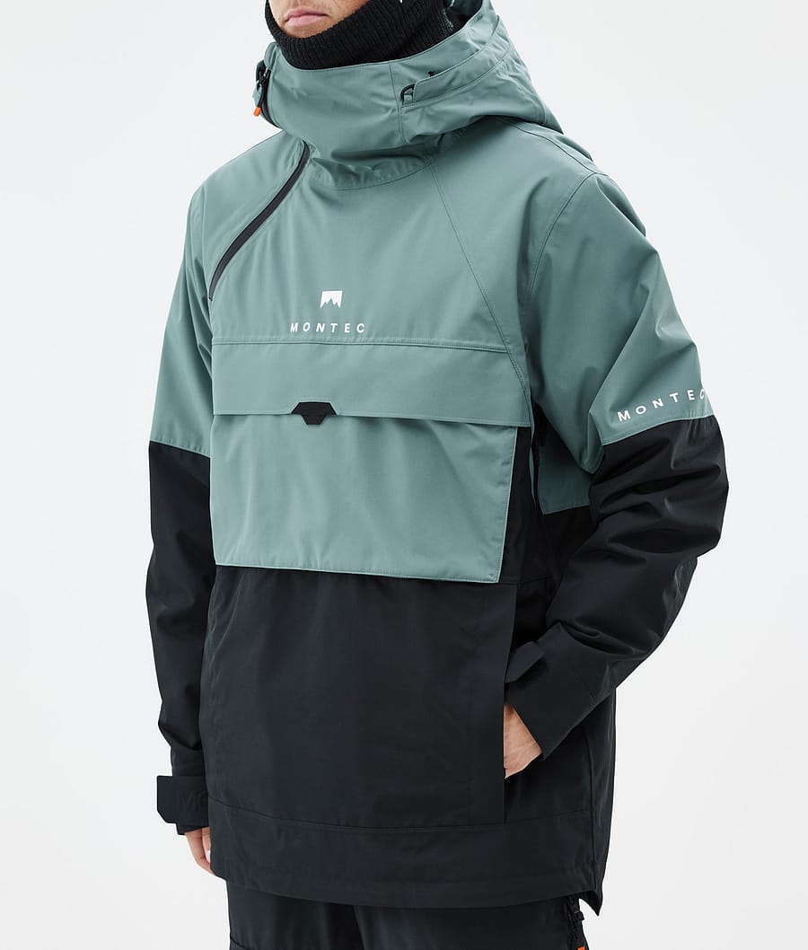 Montec Dune Ski Jacket Men Atlantic/Black | Montecwear.com