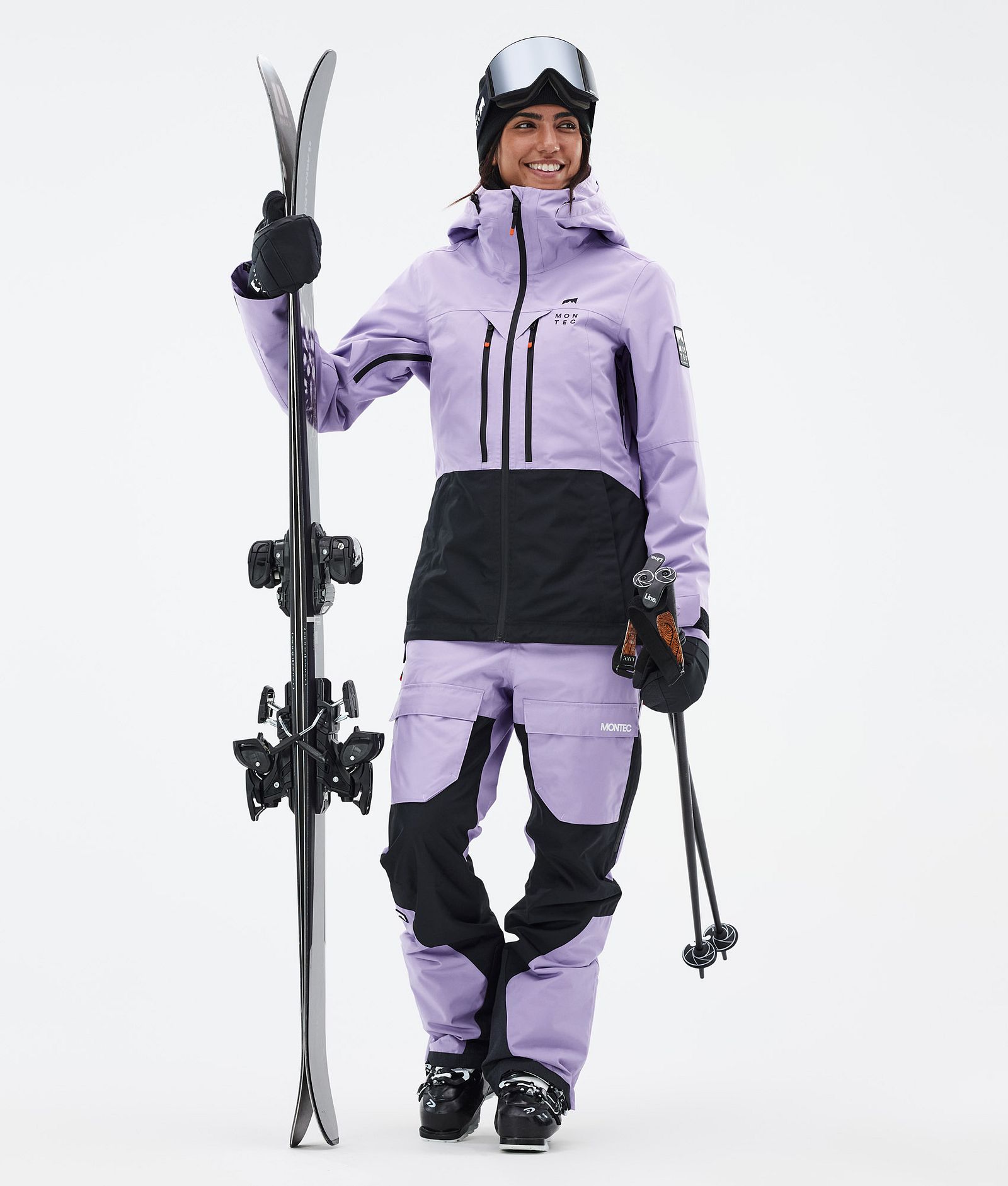 Montec Moss W Ski Outfit Women Faded Violet/Black | Montecwear AU